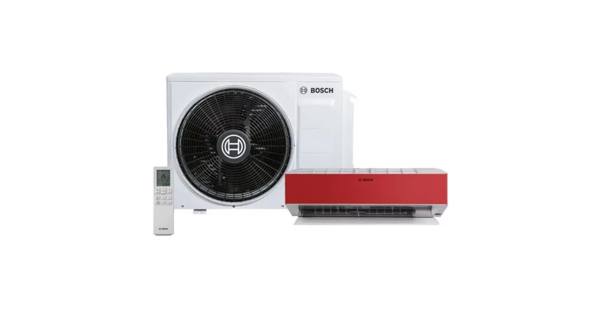 Bosch Climate 8000i-W CLC8001I-SET 25 ER Metál Bordó Inverteres Split klíma csomag 2,6 kW - Fali ...